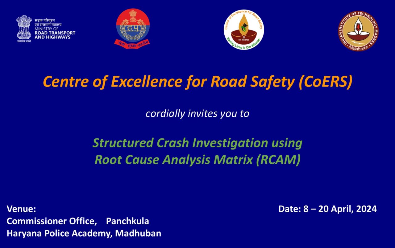 Training on Structured Crash Investigation using Root Cause Analysis ...